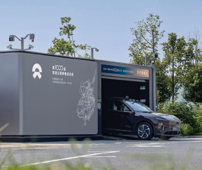 蔚来1000座高速公路换电站上线-上游新闻|Chatplas|塑料在线